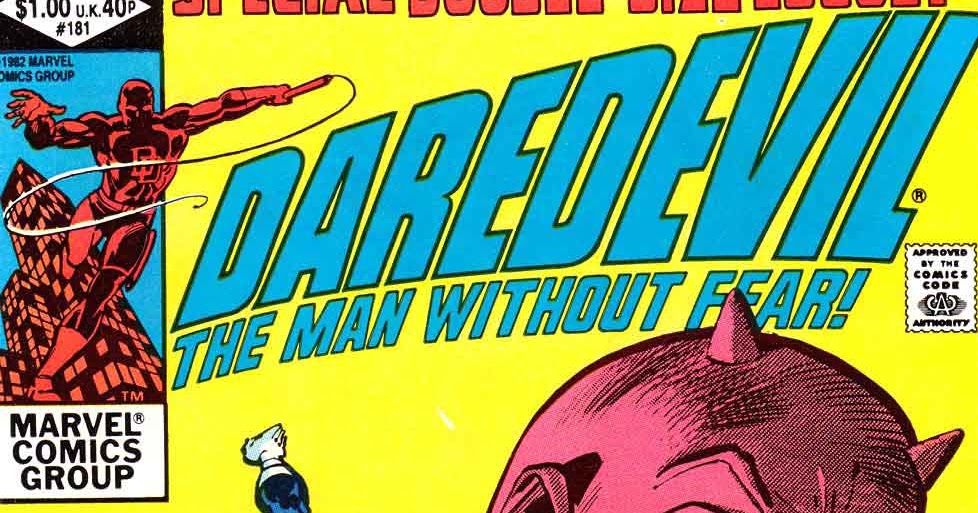 Daredevil #181 - Frank Miller art & cover + Landmark issue - Pencil Ink