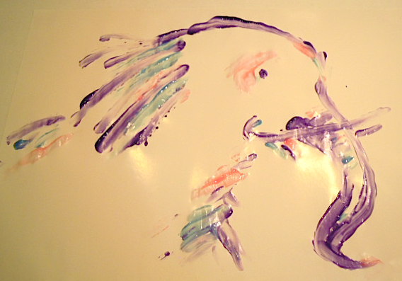An Elephant a Day: Elephant No. 15: Fingerpainting