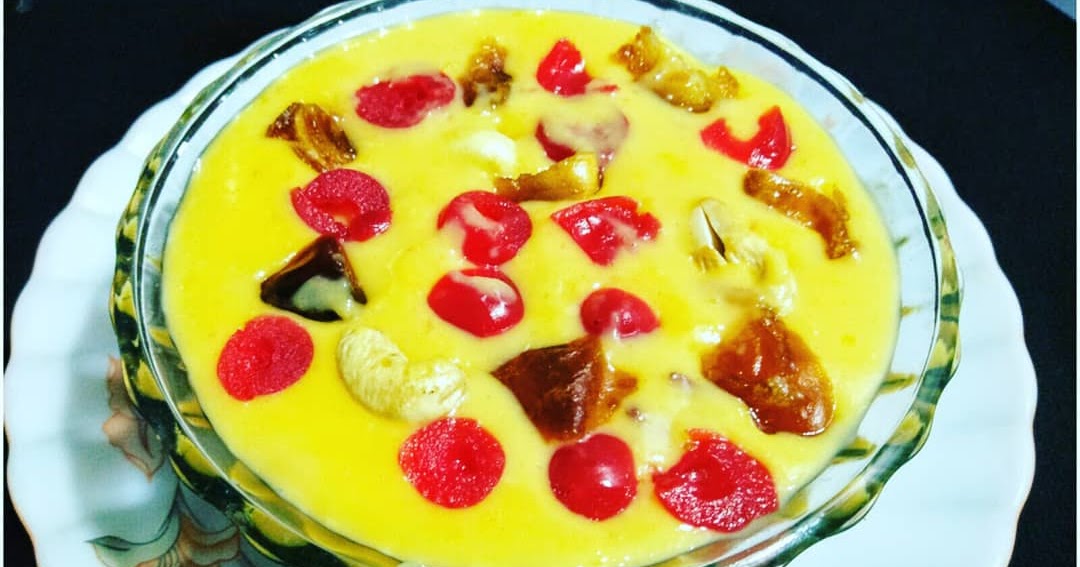 Dry Fruits Custard Recipe