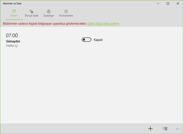 Windows 10 Alarm Nasıl Kurulur? - Online Alarm Kur