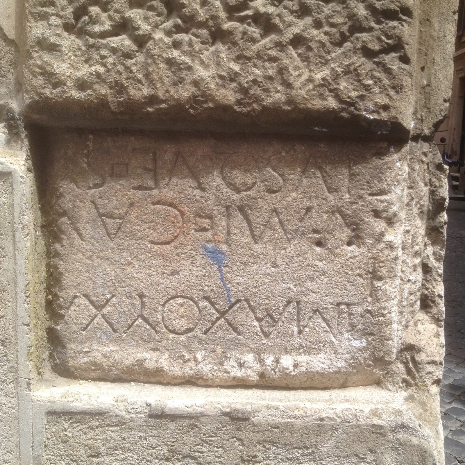 Rerum Romanarum: Lapide di Giove Ottimo Massimo