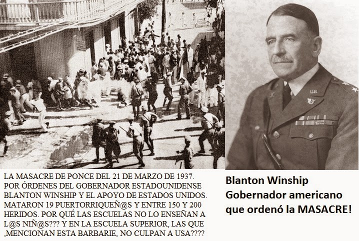 Movimiento de Reunificación de Puerto Rico y España: LA MASACRE DE ...