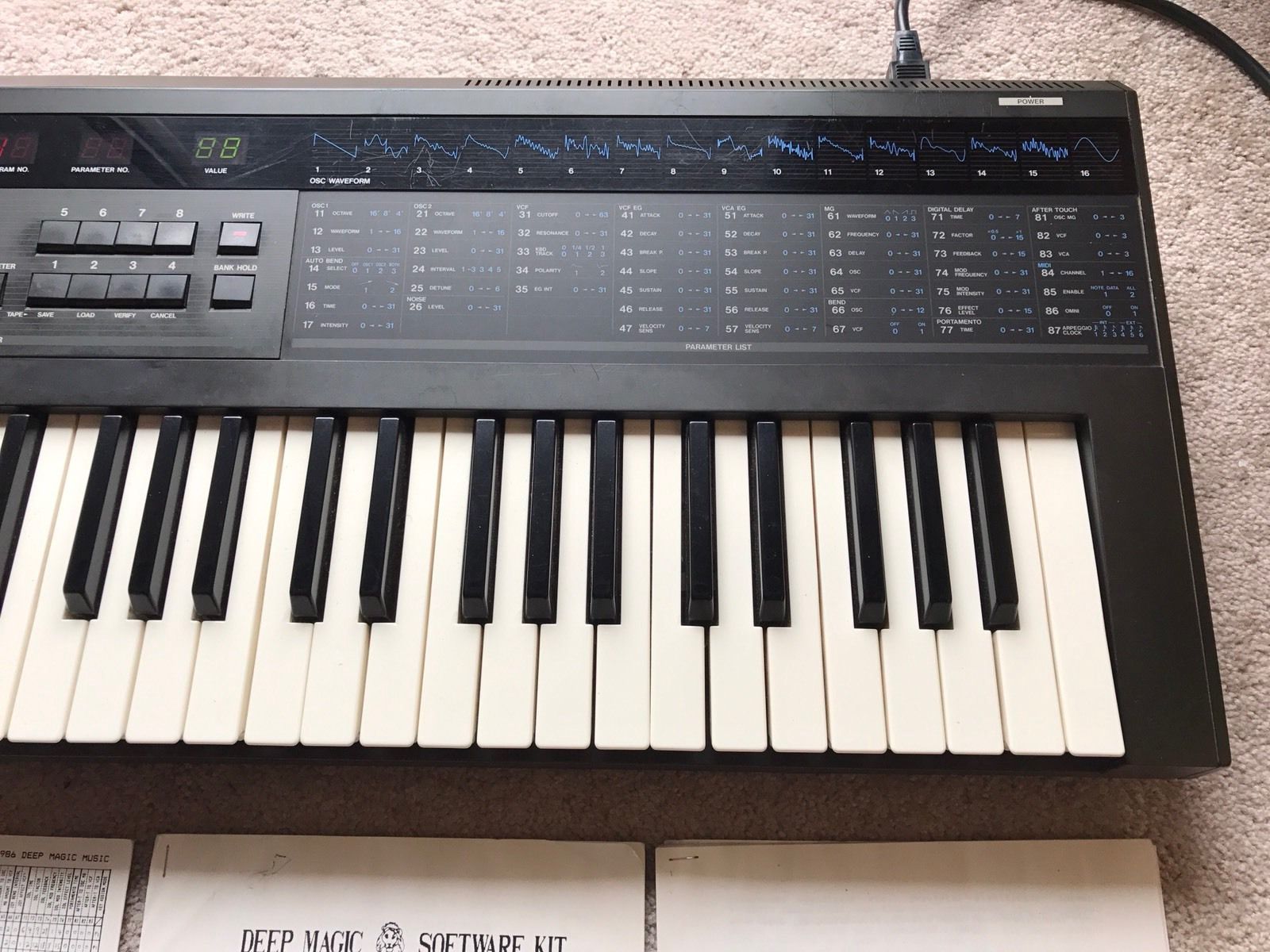 MATRIXSYNTH: Korg DW-8000 Digital Waveform Synthesizer/ Angel City ...