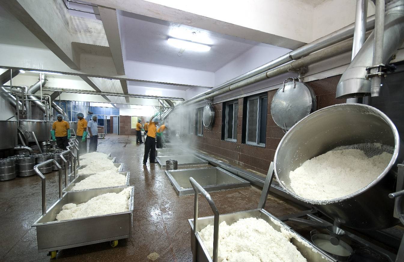 Akshaya Patra Centralized Kitchen in Hubli for Mid Day Meal