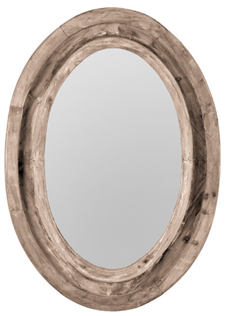 affordable rustic wood mirrors - loft & cottage