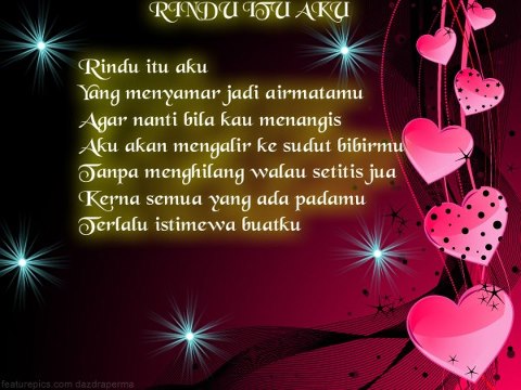 Kumpulan Puisi Rindu Untuk Pacar Bergambar Terbaru | Cinta Puisi