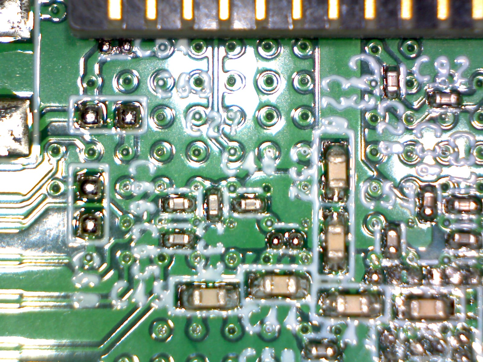 All things electronic: Practicing soldering of 0201 capacitors