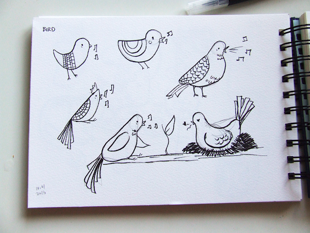 Daily Drawing Challenge - 31 Things to draw | 1-10 - Nuts for Paper