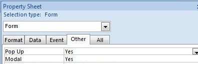 Microsoft Access Tips: Creating a Dialog Form