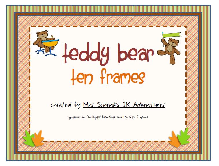 Mrs. Schenk's JK Adventures: Teddy Bears, Weather and Push Pins?