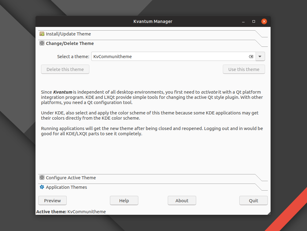 Use Custom Themes For Qt Applications And Fix Qt5 Theme On Gnome On Linux With Kvantum Linux