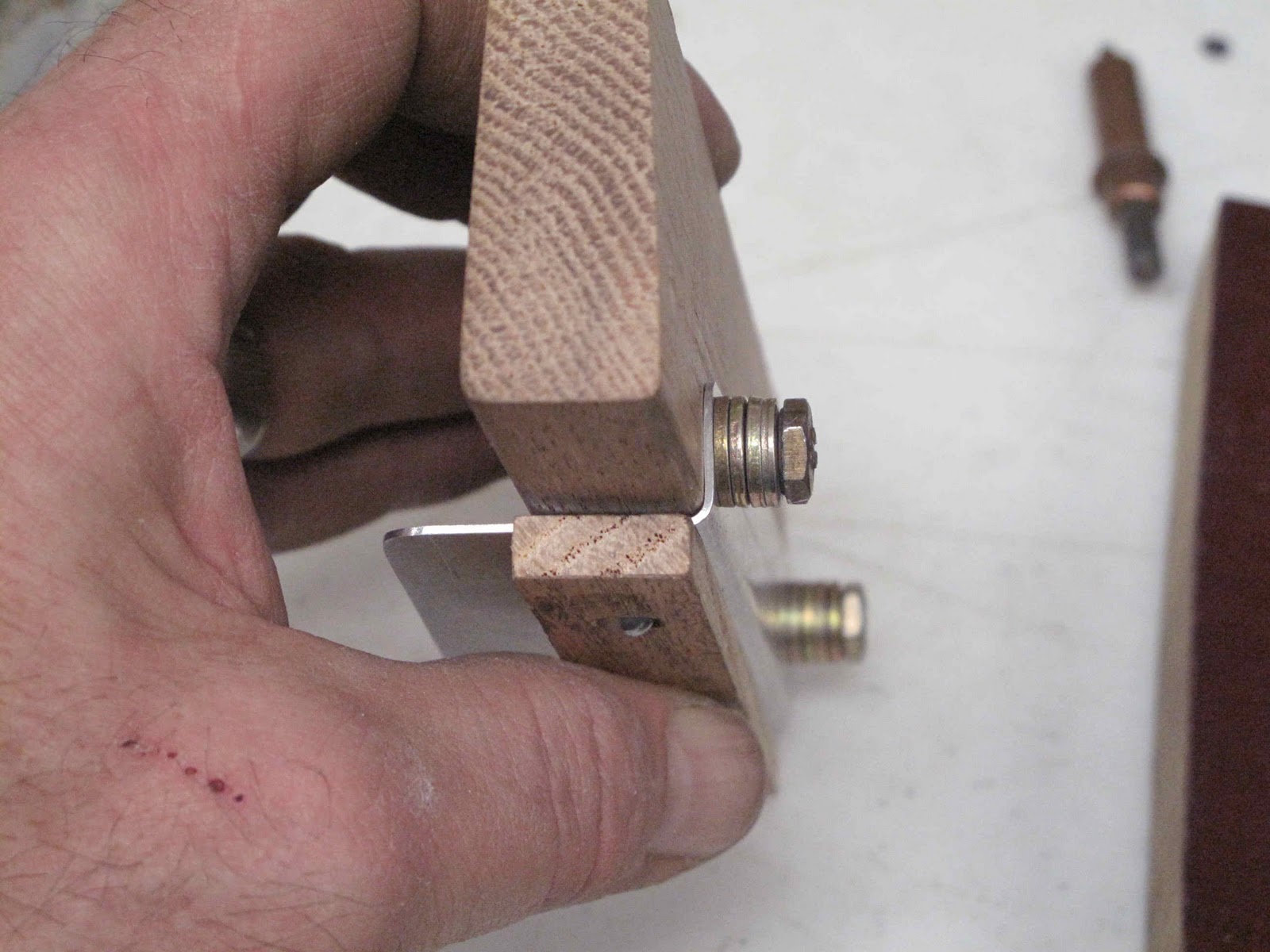 Cessna 140 Rebirth: Window Latch Aluminum Link