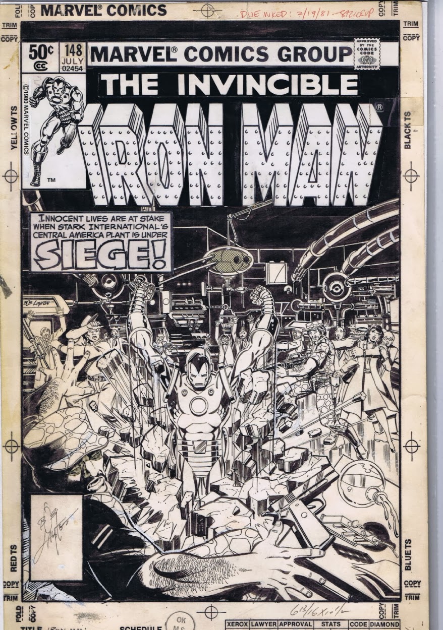 Marvel Comics of the 1980s: 1981 - Anatomy of a cover - Iron Man #148
