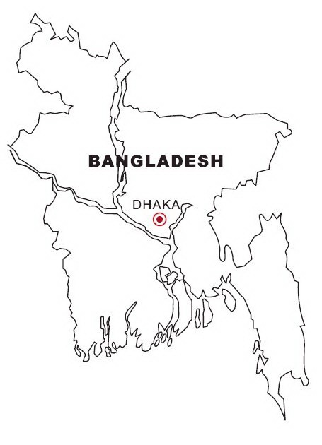 Coloring map of Bangladesh | COLOR AREA