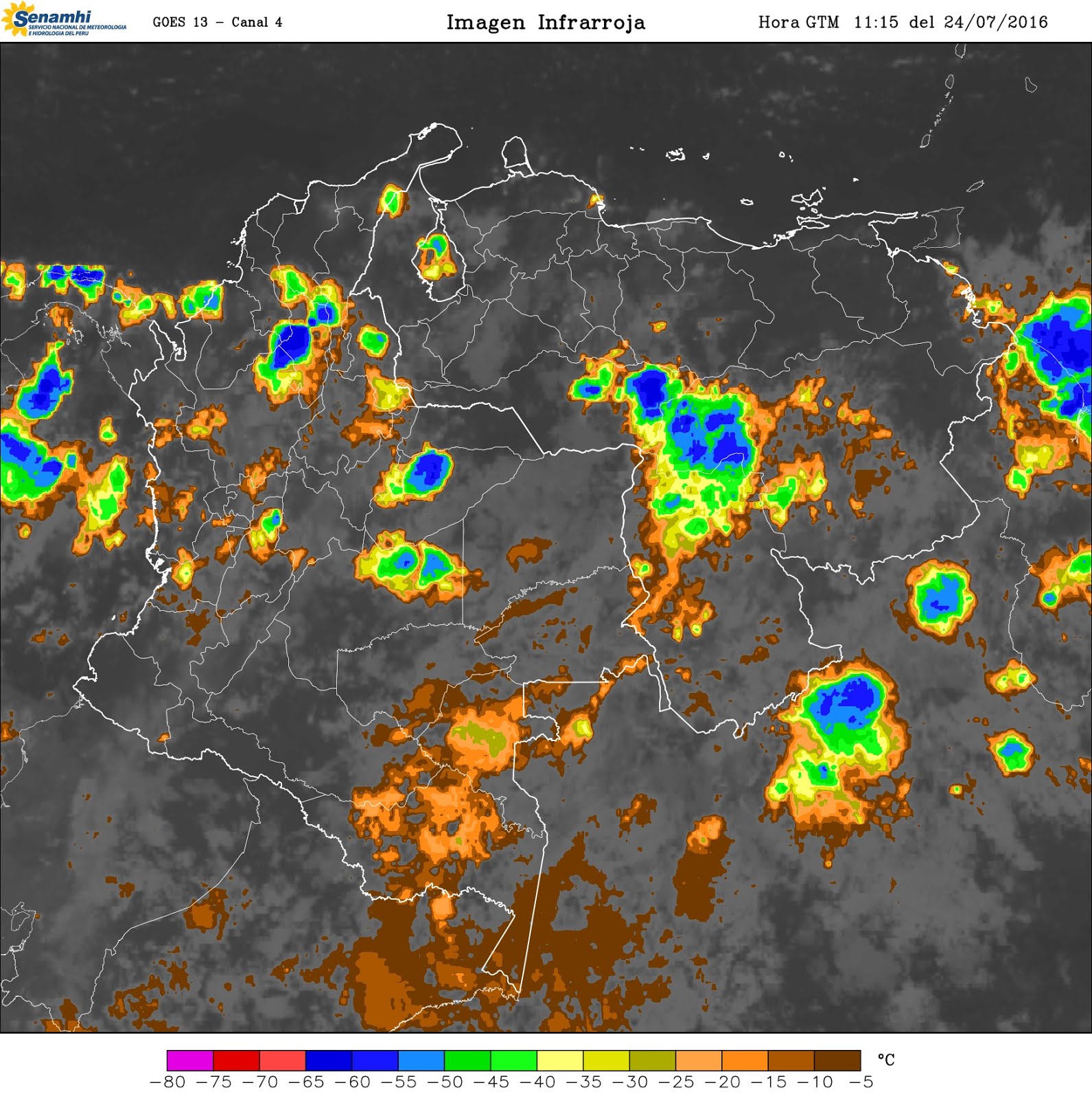 El tiempo meteorológico en Venezuela
