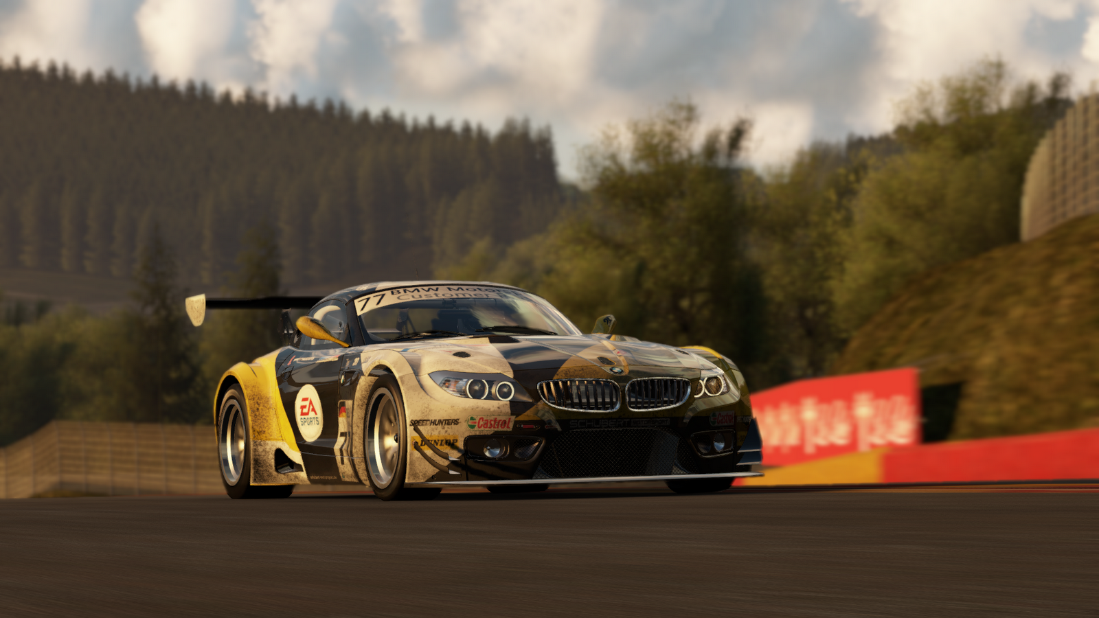 Screenpassion: BMW Z4 GT3 NFS Schubert Livery n°77
