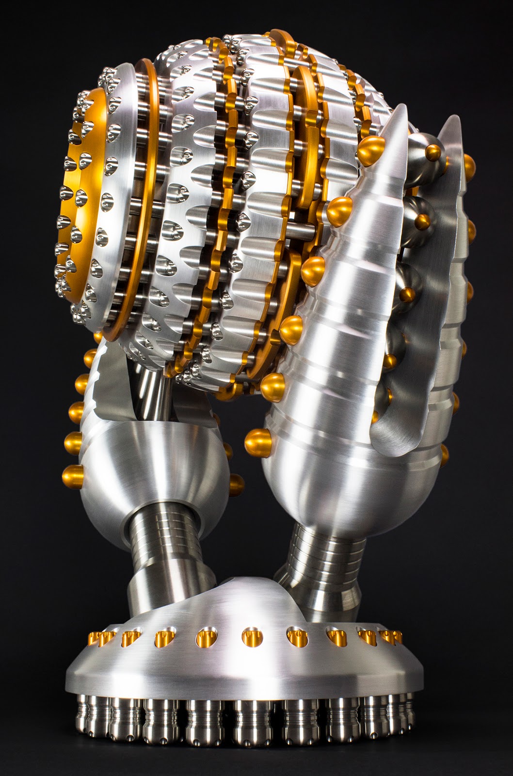 My Sculpture Blog: Over 1000 individually machined parts later, a new ...