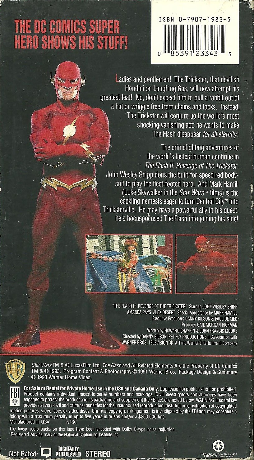 Metropolis Video Store: The Flash: 90's TV Series Home Video Releases