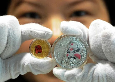 China Peking Opera Mask coins | Lunaticg Coin