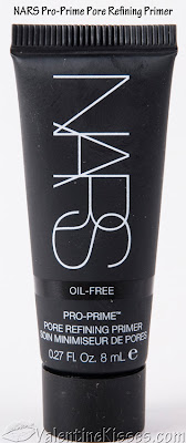 Valentine Kisses: NARS Pro-Prime Pore Refining Primer (oil-free) -- swatches, pics, review