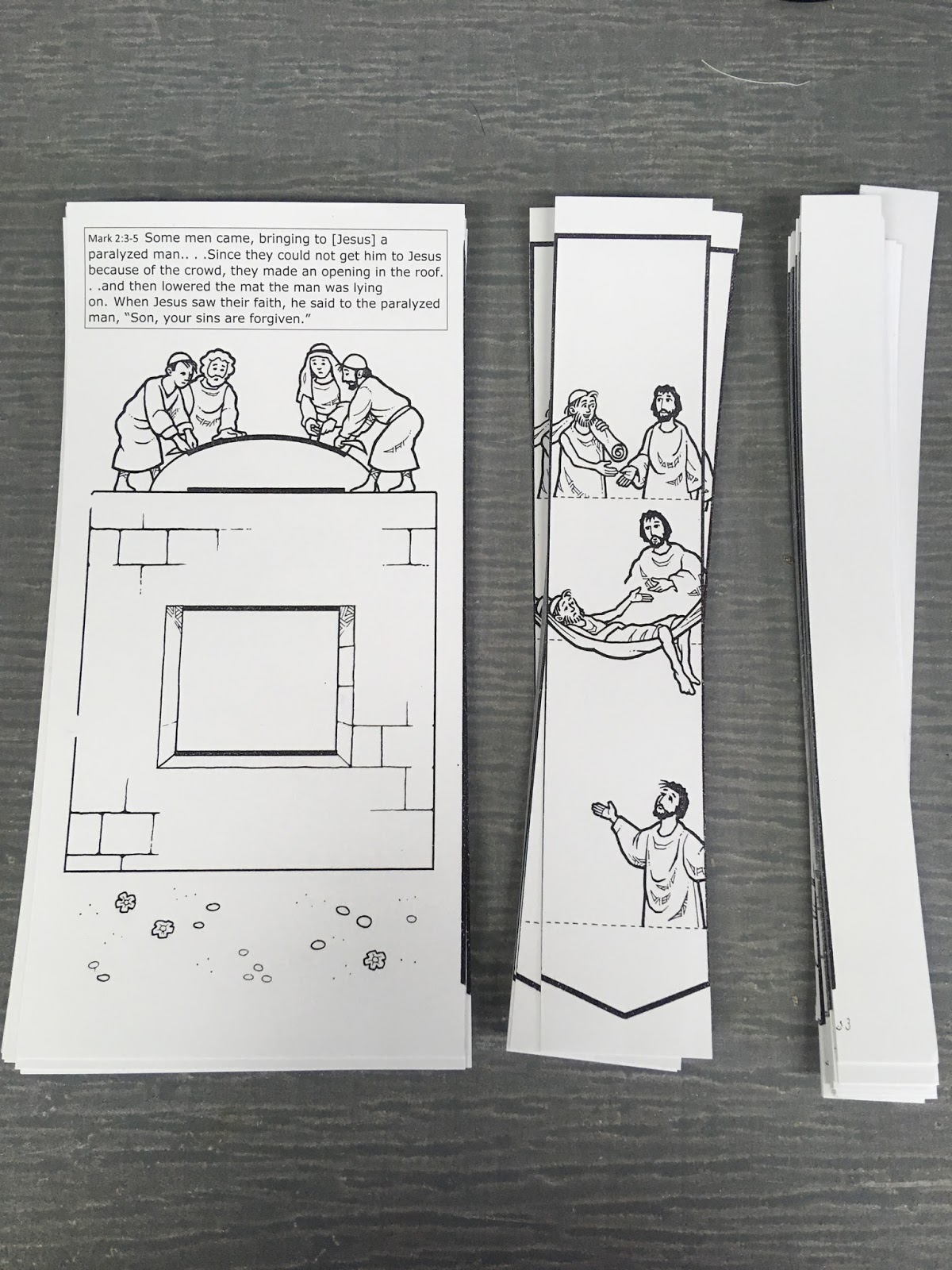 The Confident Journal: Sunday School Craft - Jesus Heals a Paralyzed Man