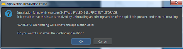 Cara Mengatasi Install Failed Insufficient Storage Android Studio - ANAKBLOGGER.COM