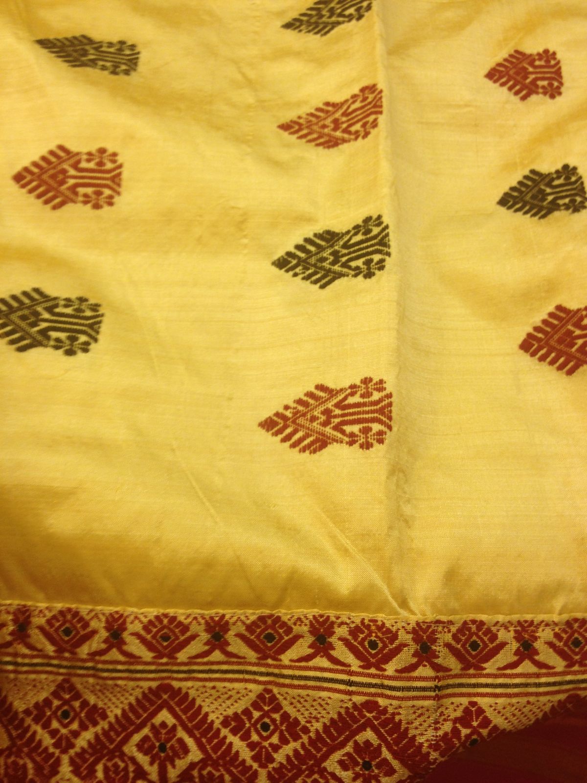 Sohum Sutras: Buy Assam Muga silk Sari