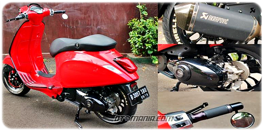 Modifikasi Vespa Racing Look Anti Mainstream Dengan Vespa Sprint ...