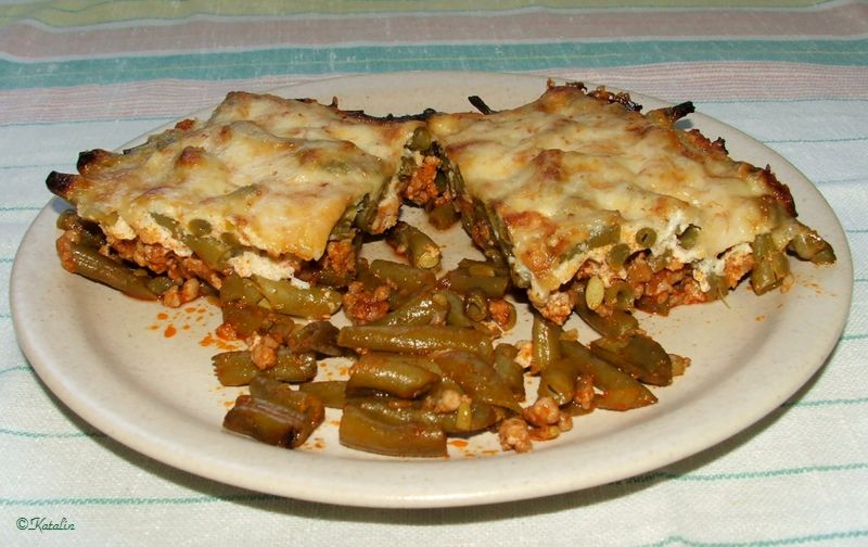 Katalin konyhája: Rakott bab