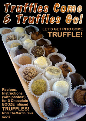 The MARTINI DIVA: GETTING INTO TRUFFLE, Liquor Infused Chocolate Truffles