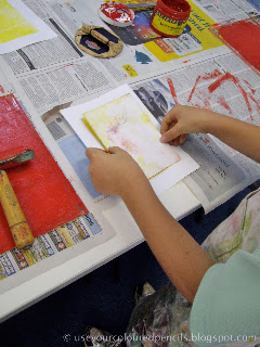 Use Your Coloured Pencils: Foam Reduction Prints