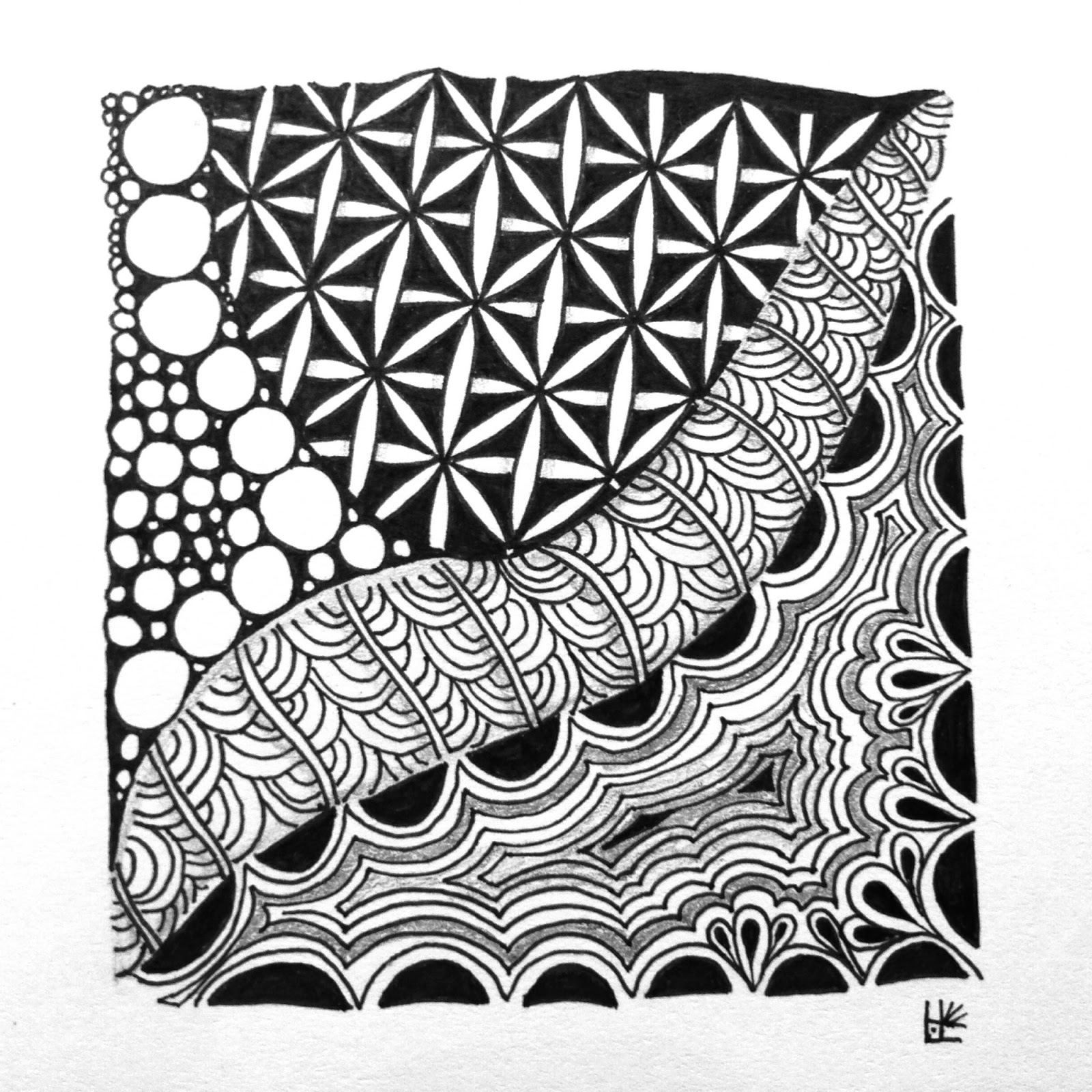 Zentangle Zoo: Sea