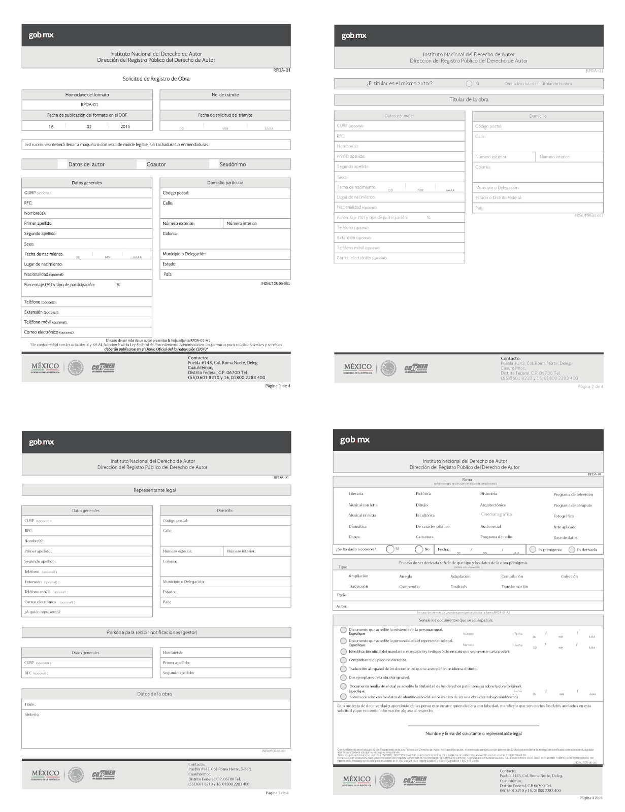 ¿Cómo registrar una obra en INDAUTOR desde el interior del país ...