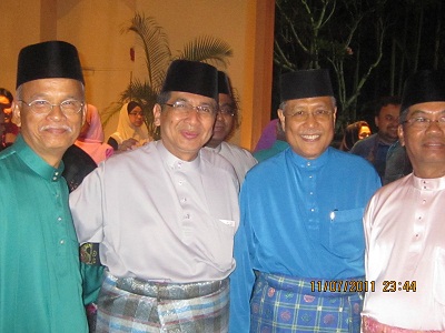 Anak Malaysia: At Dato Aini Taib's wedding reception for his son.