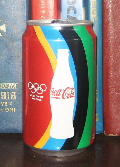 Percy's Soda Can Collection: Coke Regular Olympics 2012 Design 2