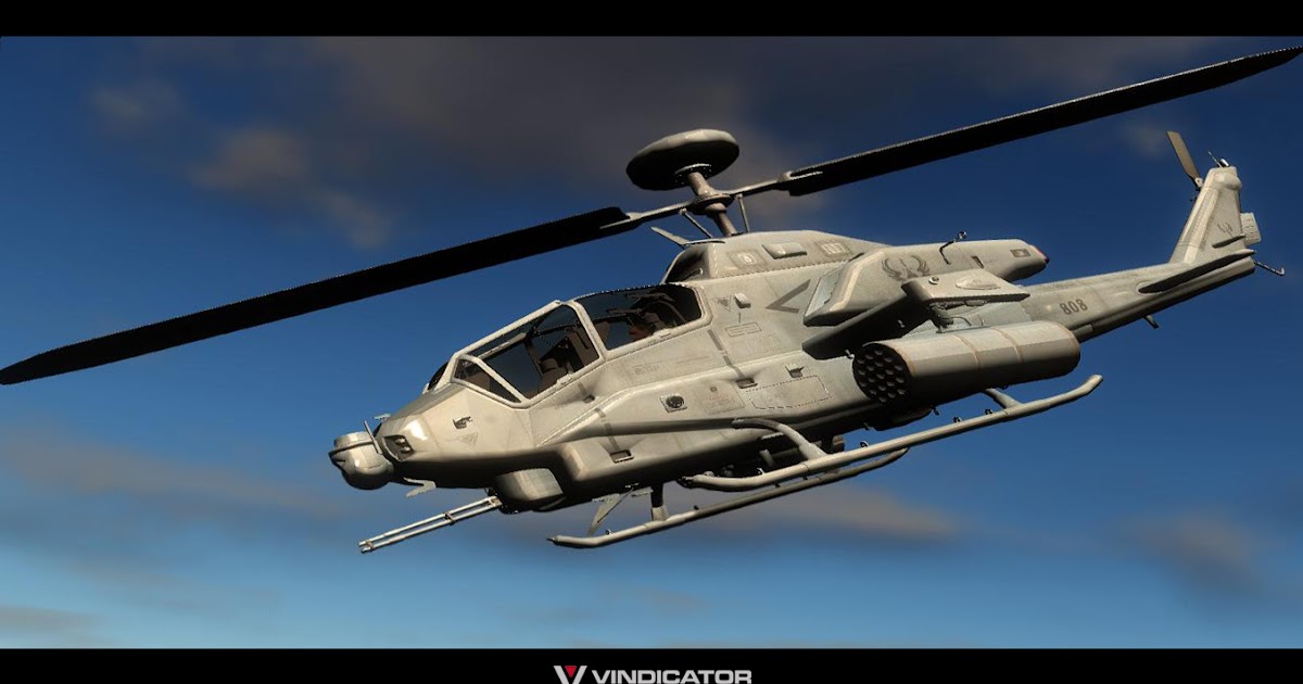 [REL]AH-1W Super Cobra Gunship ~ Vindicator Defense