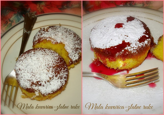 MALA KUVARICA - ZLATNE RUKE: Slatka proja prelivena sirupom od ruže