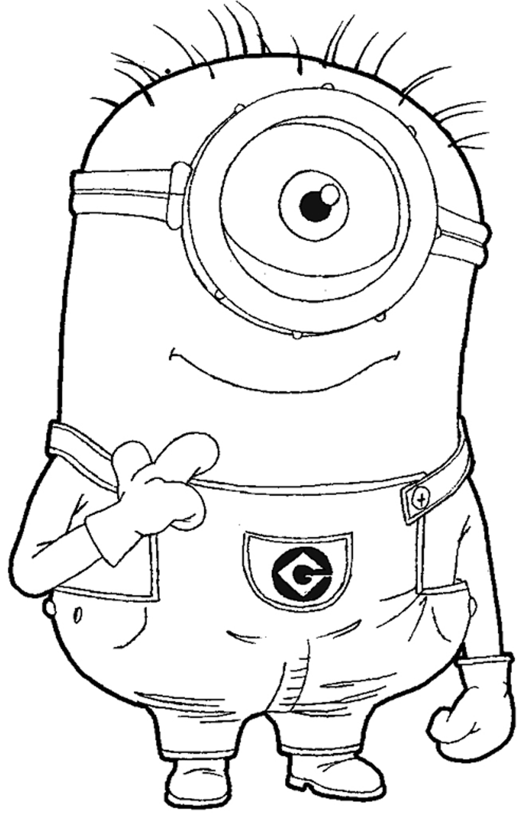 COLOREAR MINION STUART (LOS MINIONS)