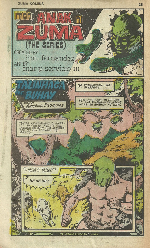 Pinoy Superheroes Universe: DINO, Son of ZUMA: Blind Date with a Dinosaur