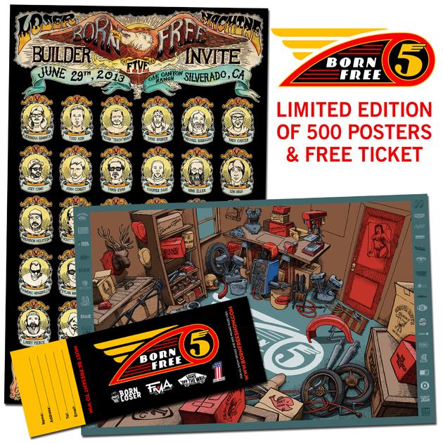 Born-Free 5 Posters and Tickets ONLINE NOW!!!! | Born Free Motorcycle Show
