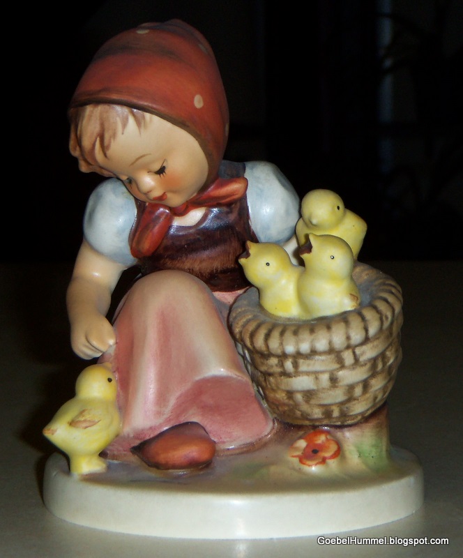 Goebel Hummel: Chick Girl Hummel Figurine #57/I TMK6