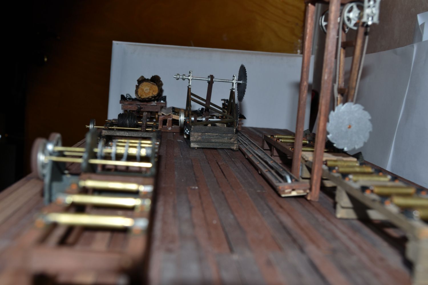 Steven's Valley RR: On30 sawmill from scratch -- progress photos (2)