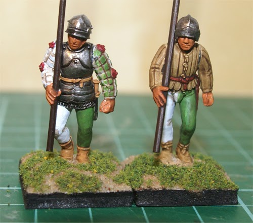 Deadkingsrise Painting and Modelling: Perry 15th Century German Pikemen