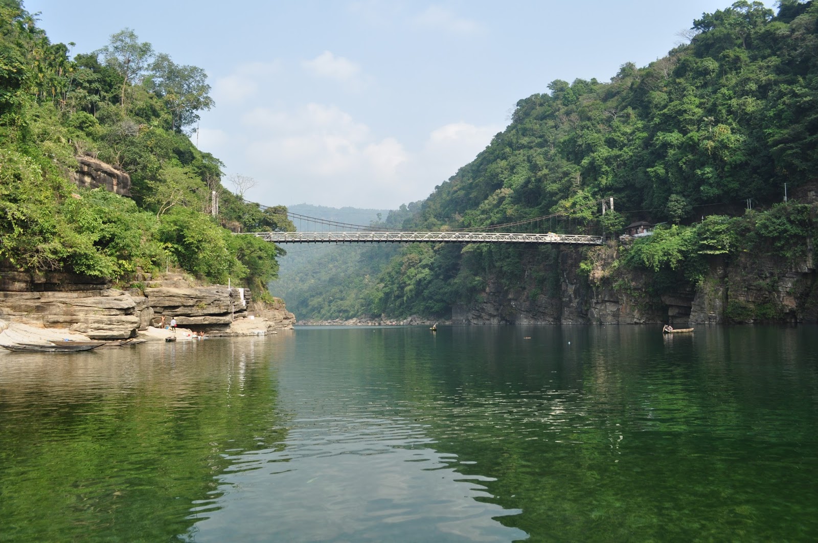Road Less Travelled: Magical Deep Blue Reflection of Umngot River At Dawki!