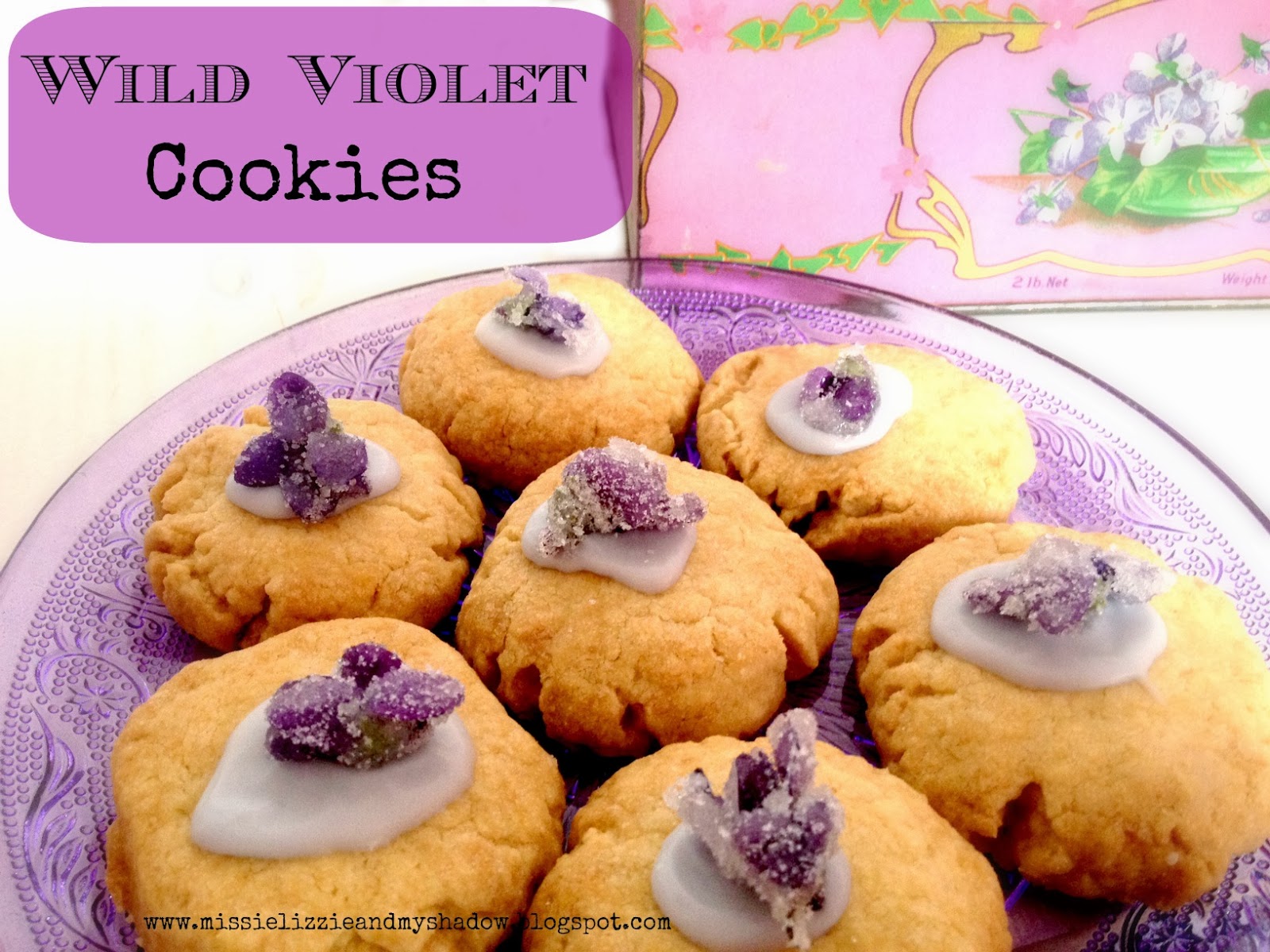 Me and my shadow: Sweet Wild Violet Cookies