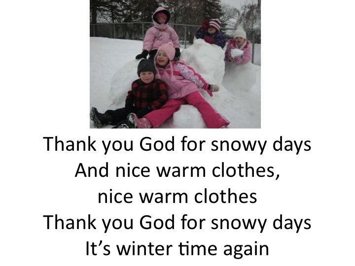 All Play On Sunday: God sends Snow