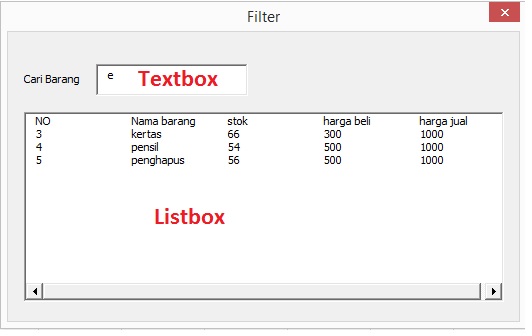 Coding VBA Macro Excel Filter Data ListBox ~ Cari Tahu Tentang Excel Coding VBA Macro Excel Filter Data ListBox ~ Cari Tahu Tentang Excel