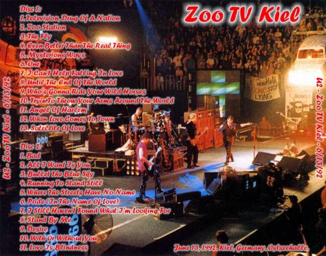 World Of BOOTLEGS: BOOTLEG : U2 - Ostseehalle, Kiel, 13 June 1992 ...