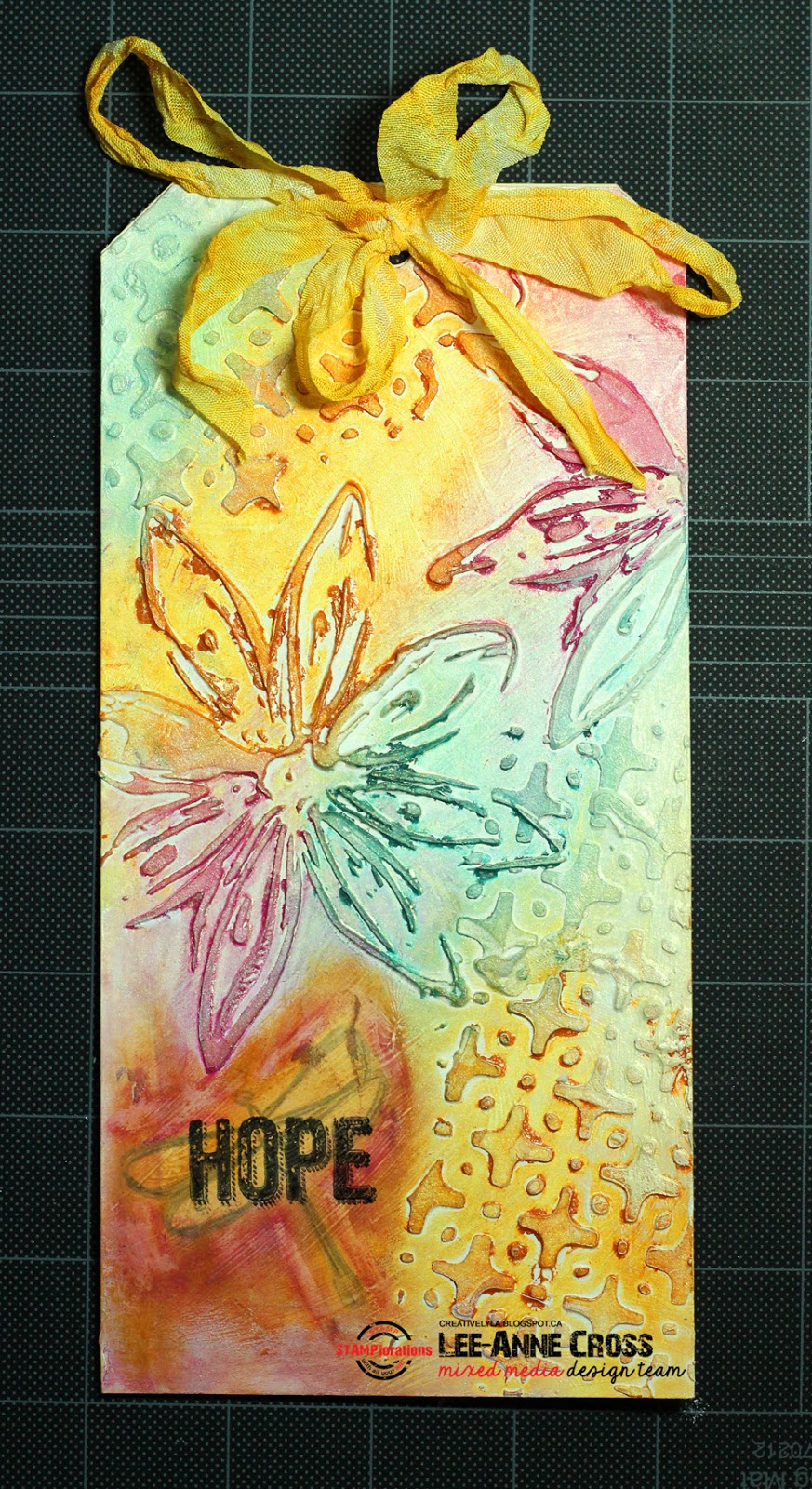 ARTplorations: HOPE TAG tutorial by Lee-Anne