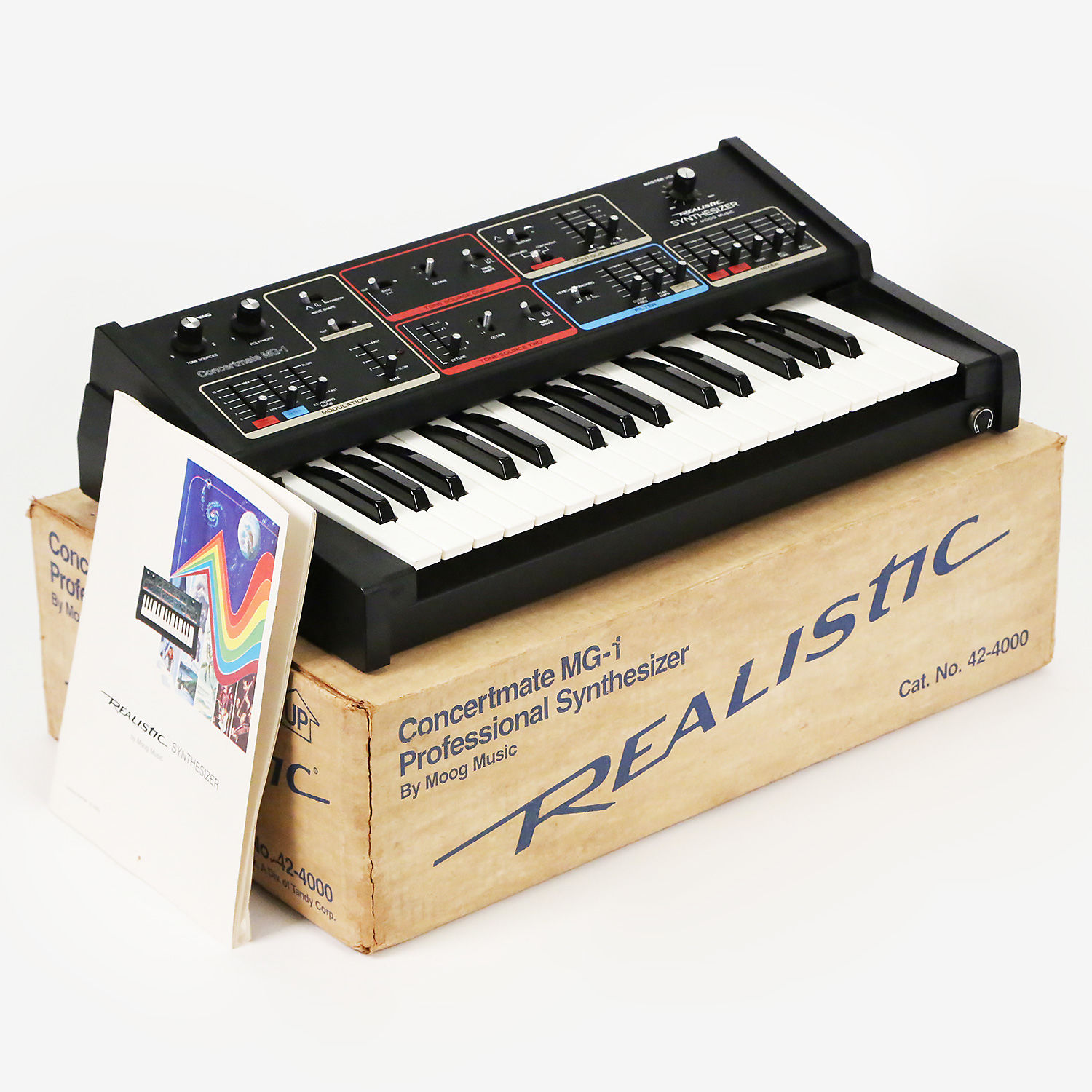 MATRIXSYNTH: 1982 Realistic Concertmate MG-1 SN 17 557 with Original Box